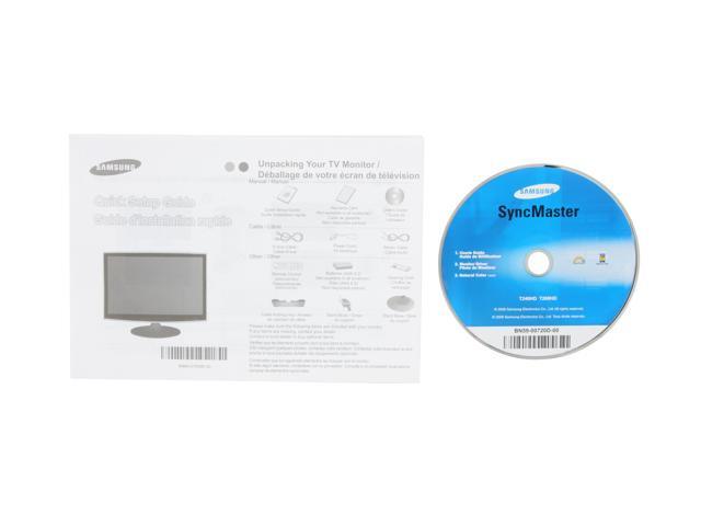 SAMSUNG TOC T260HD Rose Black 25.5" 5ms HDMI Widescreen HDTV Monitor ...