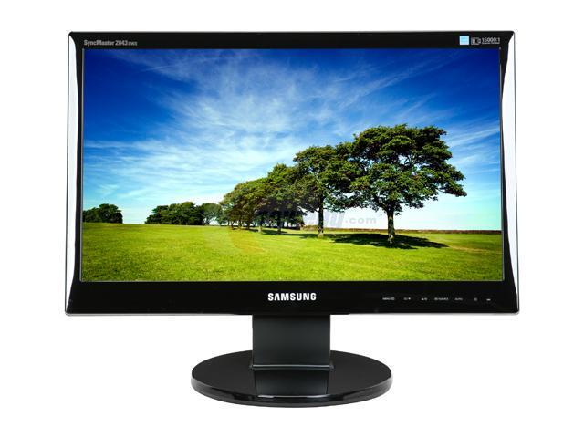 SAMSUNG 2043SWX Glossy Black 20" 5ms LCD Monitor 250 cd/m2 DC 15000:1 ...