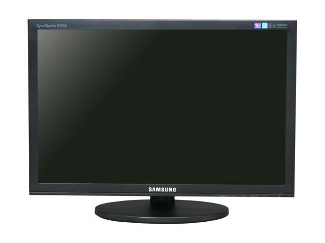 SAMSUNG B1940W Black 19" 5ms Height Adjustable Widescreen LCD Monitor ...