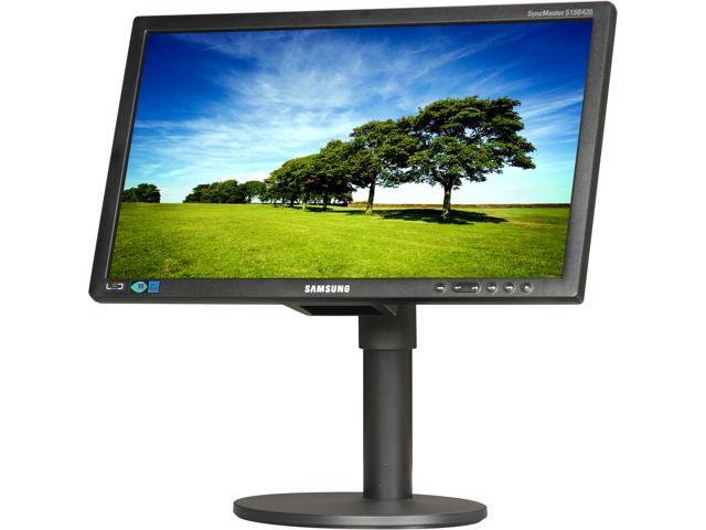 Open Box: SAMSUNG 18.5" pivot &height adjustable LED Monitor 5 ms 1366 ...