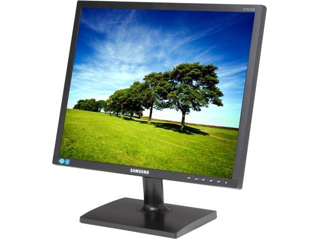 SAMSUNG S19C200BR Matte Black 19" 5ms LED Backlight LCD Monitor ...
