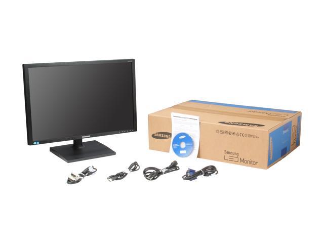 SAMSUNG S24C450DW Matte Black 24" 5ms Widescreen LED Backlight LCD ...