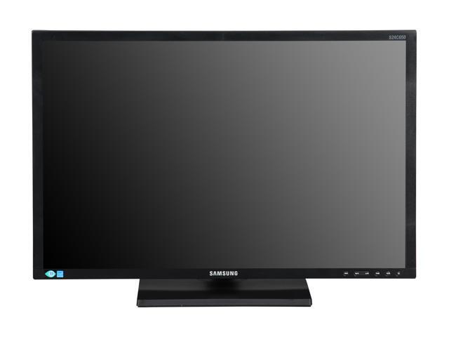 Open Box: SAMSUNG Matte S24C650DW Black 24" 5ms PLS Widescreen LED ...