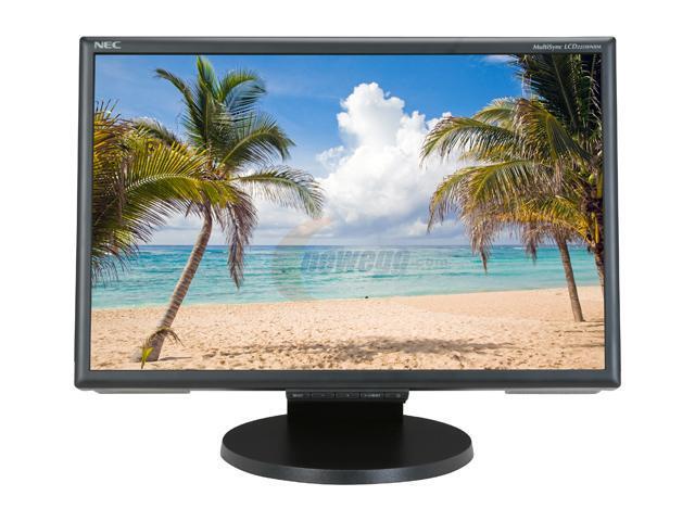 NEC Display Solutions LCD225WNXM-BK Black 22" 5ms Widescreen LCD ...