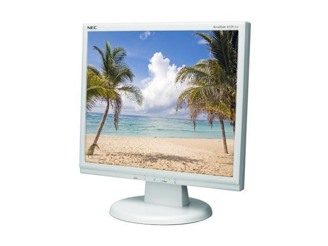 NEC Display Solutions 17" SXGA LCD Monitor 5 ms D-Sub, DVI-D ASLCD73VX ...