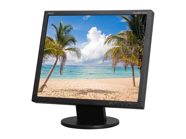 NEC Display Solutions 19" SXGA LCD Monitor 5 ms D-Sub, DVI-D AS191-BK ...