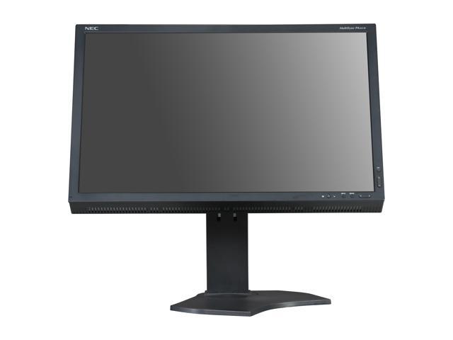 NEC Display Solutions PA241W-BK Black 24.1" 8ms Height, Swivel & Pivot ...