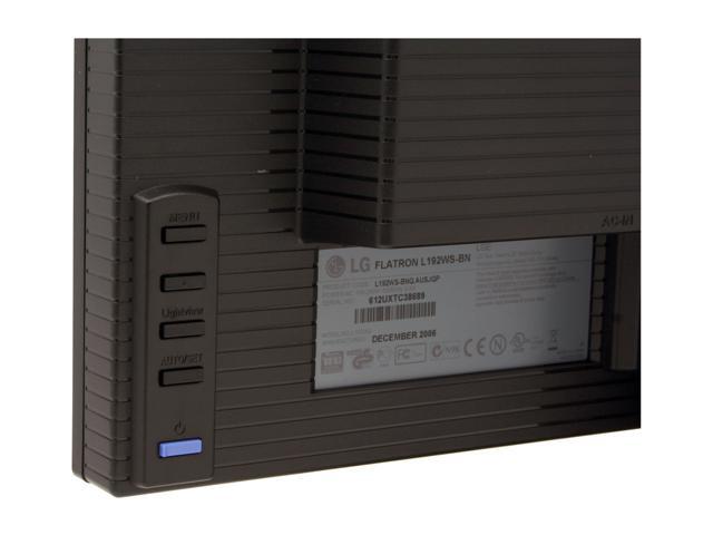 LG 19" TFT LCD WXGA+ LCD Monitor 5 ms 1440 x 900 D-Sub L192WS-BN ...