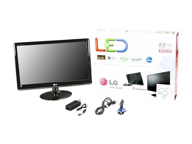 LG E2350V-SN Glossy Black 23" 5ms Full HD HDMI LED Backlight LCD ...