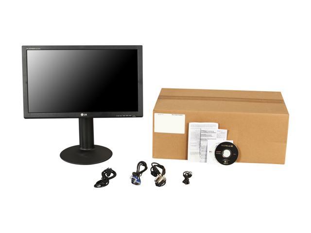 LG W2442PA-BF Black 24" 2ms HDMI Widescreen LCD Monitor 300 cd/m2 10000 ...