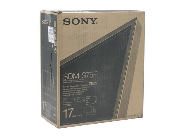SONY 17" Active Matrix, TFT LCD SXGA LCD Monitor 12 ms 1280 x 1024 D ...