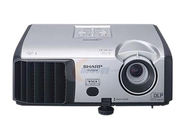 SHARP Notevision PG-F255W WXGA 1280x800 2500 ANSI Lumens Multimedia DLP ...