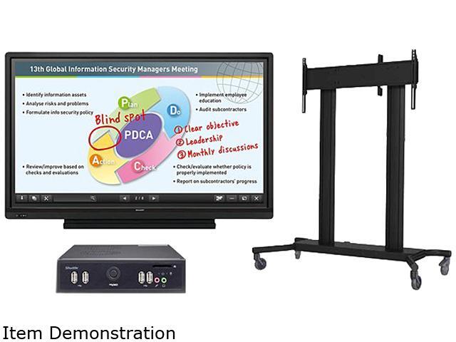Sharp PN-C703BPKG2 70" Class Full-HD AQUOS BOARD Interactive Display ...