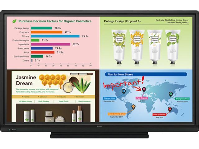 Sharp PN-L703WA 70" AQUOS BOARD Full HD Interactive Digital Signage ...