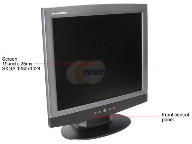 PRINCETON 19" Active Matrix, TFT LCD SXGA LCD Monitor 25 ms 1280 x 1024 ...