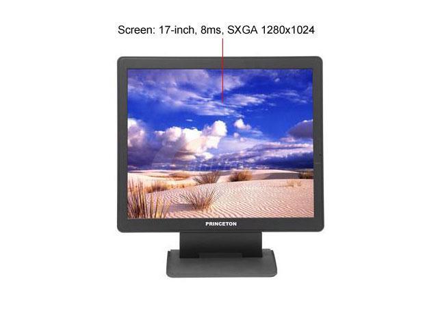 PRINCETON LCD1708 17" SXGA 1280 x 1024 D-Sub Built-in Speakers LCD ...