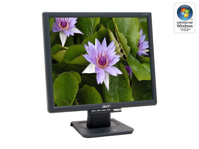 Acer 17" TFT LCD SXGA LCD Monitor 8 ms 1280 x 1024 D-Sub, DVI-D ...