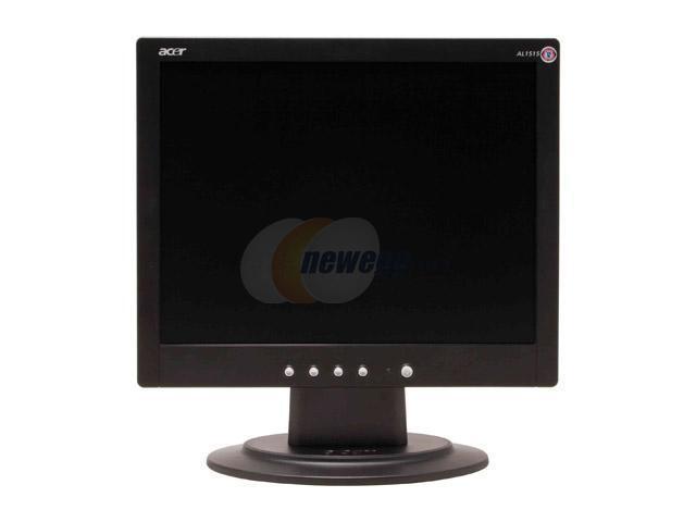 Acer 15" TFT LCD XGA LCD Monitor 16 ms 1024 x 768 AL1515 - Newegg.com