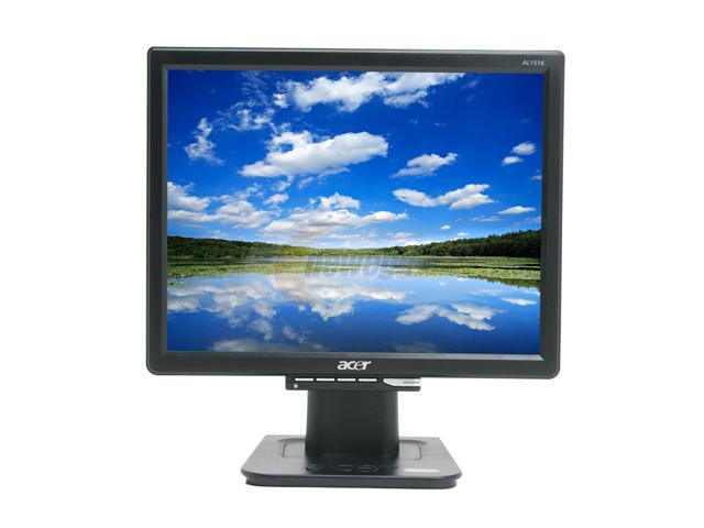 Acer 15" TFT LCD SXGA LCD Monitor 12 ms 1024 x 768 D-Sub AL1516AB ...