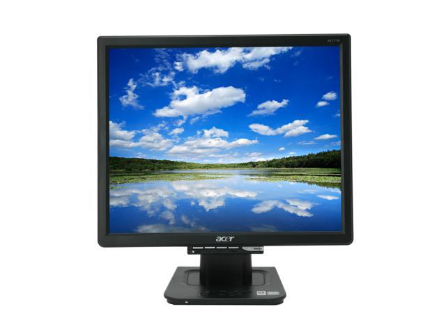 Used - Good: Acer 17" SXGA LCD Monitor 5 ms 1280 x 1024 D-Sub, DVI ...