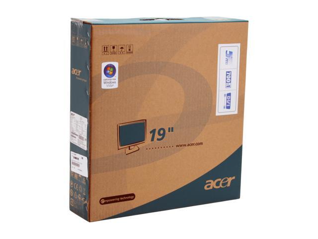 Acer AL1916 Cbd 19" LCD Monitor - Newegg.com