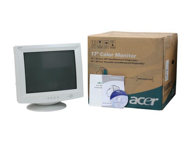 Acer AC713 Beige 17" 0.27mm Dot Pitch D-Sub CRT Monitor - Newegg.com