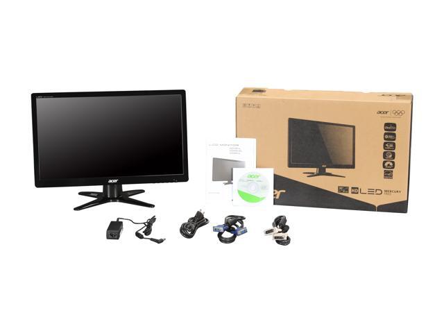 Acer 20" 60 Hz TN LCD Monitor 5 ms 1600 x 900 D-Sub, DVI G206HLBbd (UM ...