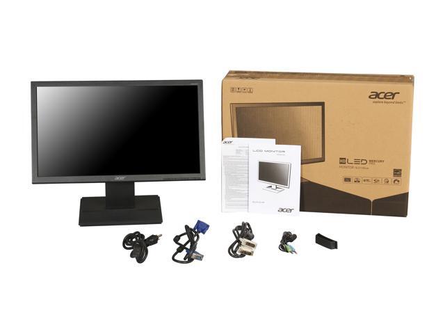 Acer V206HQL Abmd 20" (Actual size 19.5") 1600 x 900 HD+ 5ms (GTG) 60Hz ...