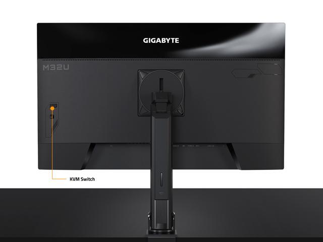 GIGABYTE 32" 144Hz UHD KVM IPS Gaming Monitor 3840 x 2160 4k SS 1ms ...