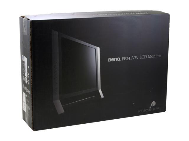 BenQ FP241VW Silver-Black 24" 6ms GTG DVI HDMI Widescreen LCD Monitor ...