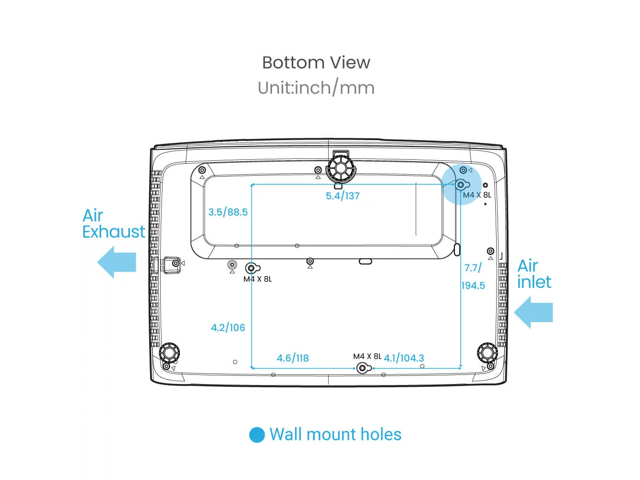 BenQ TK860i 4K HDR Smart Home Theater Projector with HDR-PRO for Bright ...