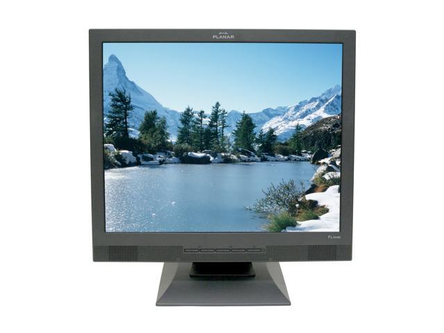 PLANAR 19" Active Matrix, TFT LCD SXGA LCD Monitor x 2 and Stand x 1 ...