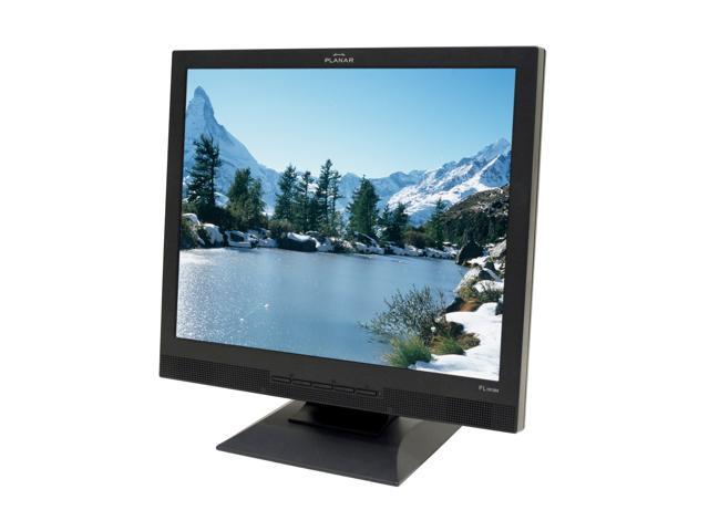 PLANAR 19" Active Matrix, TFT LCD SXGA LCD Monitor x 2 and Stand x 1 ...