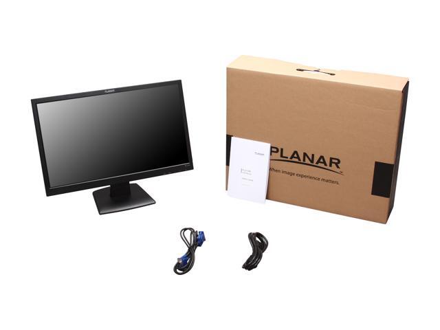 PLANAR 22" TFT LCD LCD Monitor 5 ms 1920 x 1080 D-Sub, DVI-D 997-6498 ...