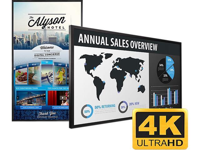 Planar QE7550 QE Series 75" 4K Ultra HD Commercial Grade LCD Display ...