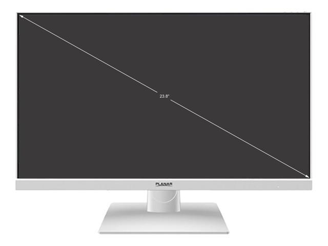PLANAR 24" (23.8" Viewable) 60 Hz IPS QHD Monitor 6 ms (GTG) 2560 x ...