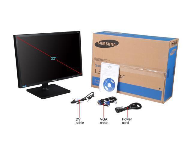 SAMSUNG 22" 60 Hz TN LCD Monitor 5 ms 1680 x 1050 D-Sub, DVI SE450 ...