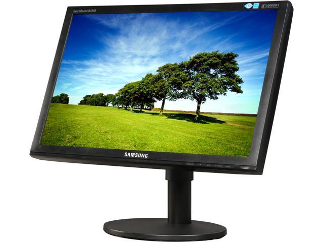 Refurbished: SAMSUNG 19" WXGA+ LCD Monitor 5 ms 1440 x 900 D-Sub, DVI ...
