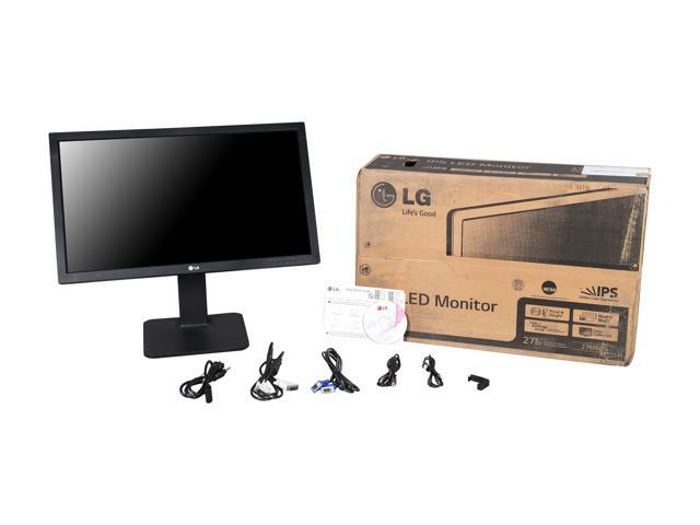 Refurbished: LG 27" IPS FHD LCD Monitor 5 ms 1920 x 1080 D-Sub, DVI ...
