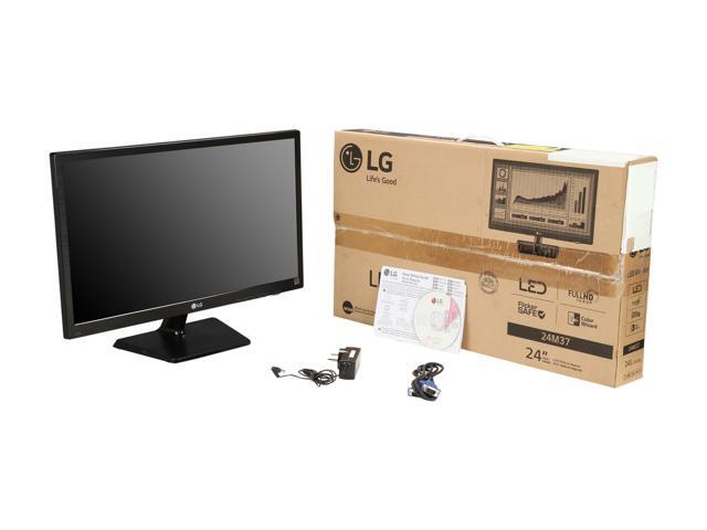 Refurbished: LG 24" 60 Hz TN Cloud Monitor 5 ms 1920 x 1080 D-Sub, HDMI ...
