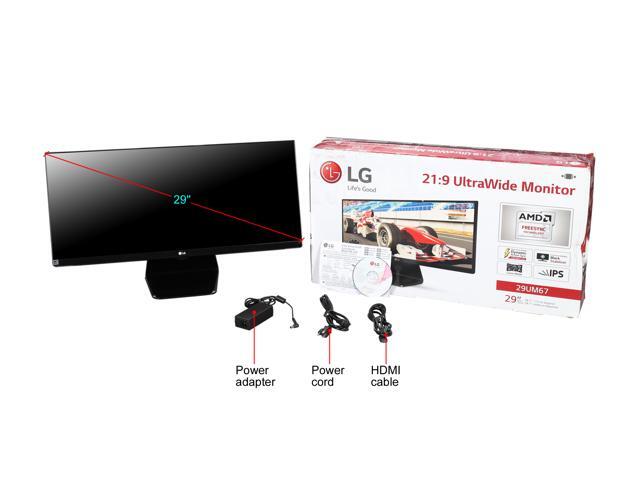 Refurbished: LG 29UM67-P Black 29" Widescreen LED Backlight LCD Monitor ...