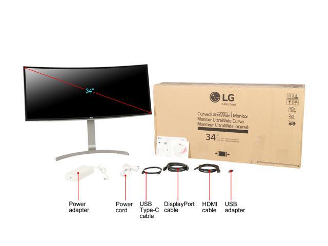 Refurbished: LG 34" UW-QHD LCD/LED Monitor 3440 x 1440 34CB99-W ...