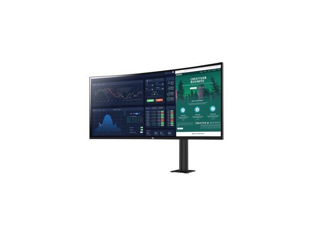 LG Electronics 34 inch 3440X1440 Ergo Stand IPS Ergo Curved HDMI DP USB ...