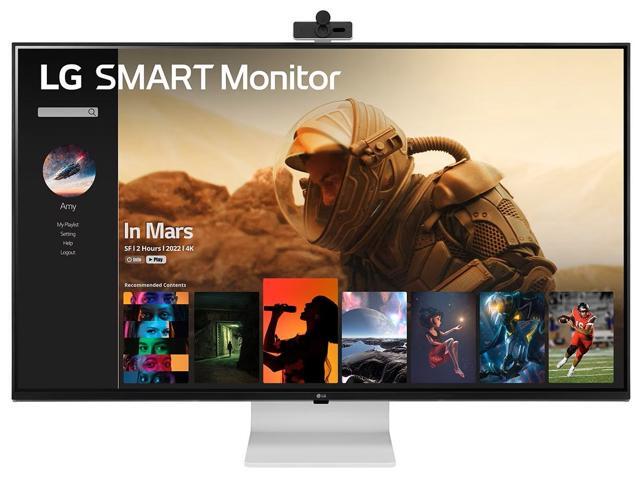 LG 43" (42.5" Viewable) 60 Hz IPS Smart Monitor with webOS 5ms (GtG at ...