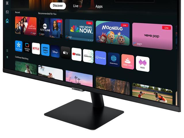 SAMSUNG M7 32" 4K UHD 60Hz smart streaming monitor w/ speakers and USB ...