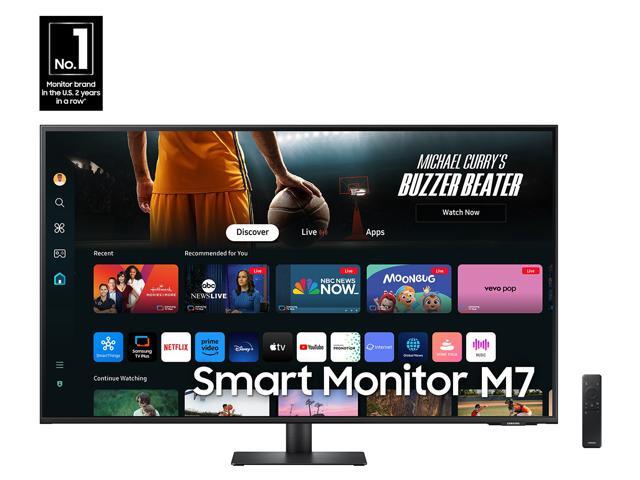 Samsung 43" Smart Monitor M7 (M70D) 4K UHD with Streaming TV, Speakers ...