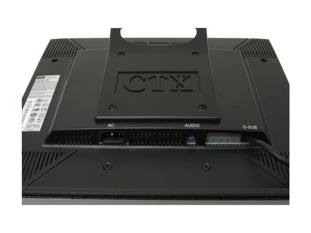 CTX 17" Active Matrix, TFT LCD SXGA LCD Monitor 8 ms 1280 x 1024 D-Sub ...