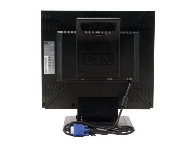 CTX 17" Active Matrix, TFT LCD SXGA LCD Monitor 8 ms 1280 x 1024 D-Sub ...