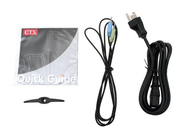 CTX 17" Active Matrix, TFT LCD SXGA LCD Monitor 8 ms 1280 x 1024 D-Sub ...