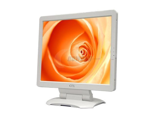 CTX 17" Active Matrix, TFT LCD SXGA LCD Monitor 12 ms 1280 x 1024 D-Sub ...